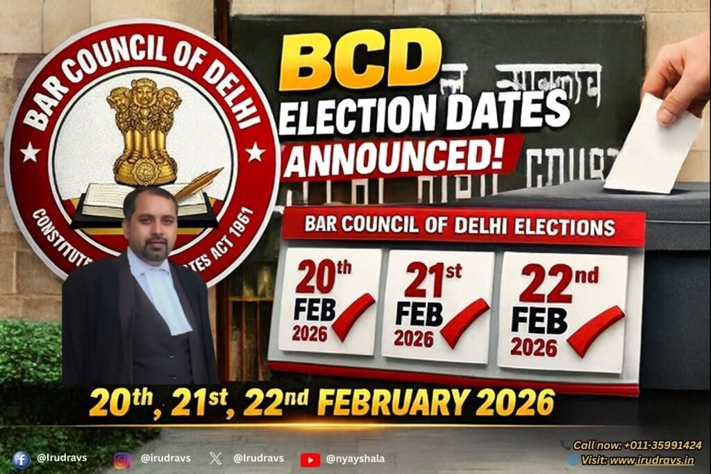 Bar Council of Delhi Elections 2026 – Advocate Rudra Vikram Singh